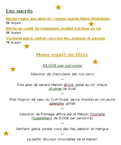 Brunch / Événements - Restaurant Chez Claude